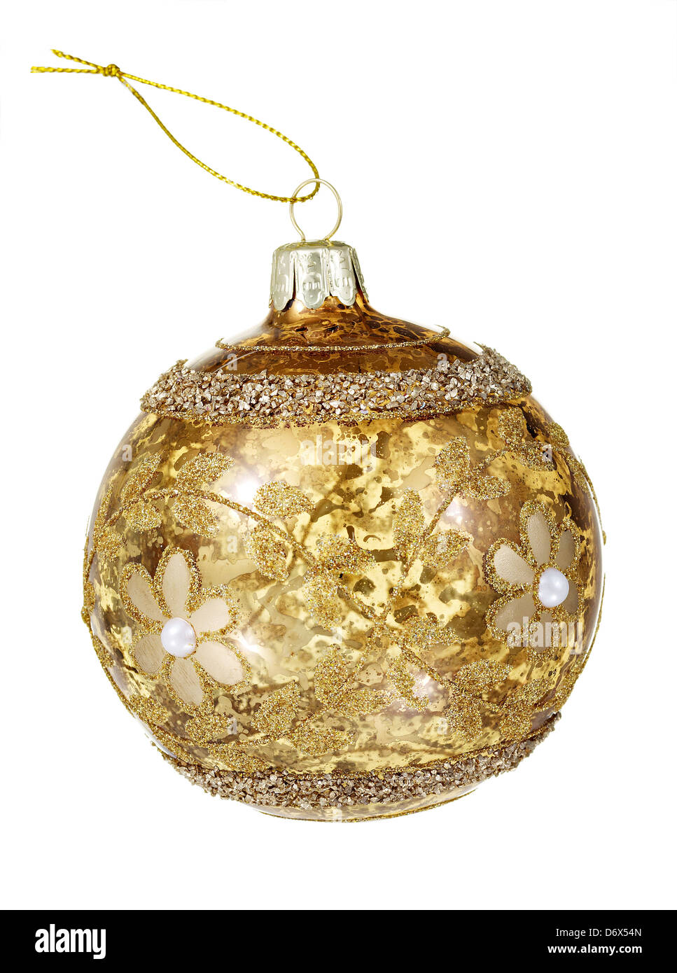 Christmas decorations branch flower Cut Out Stock Images & Pictures - Alamy