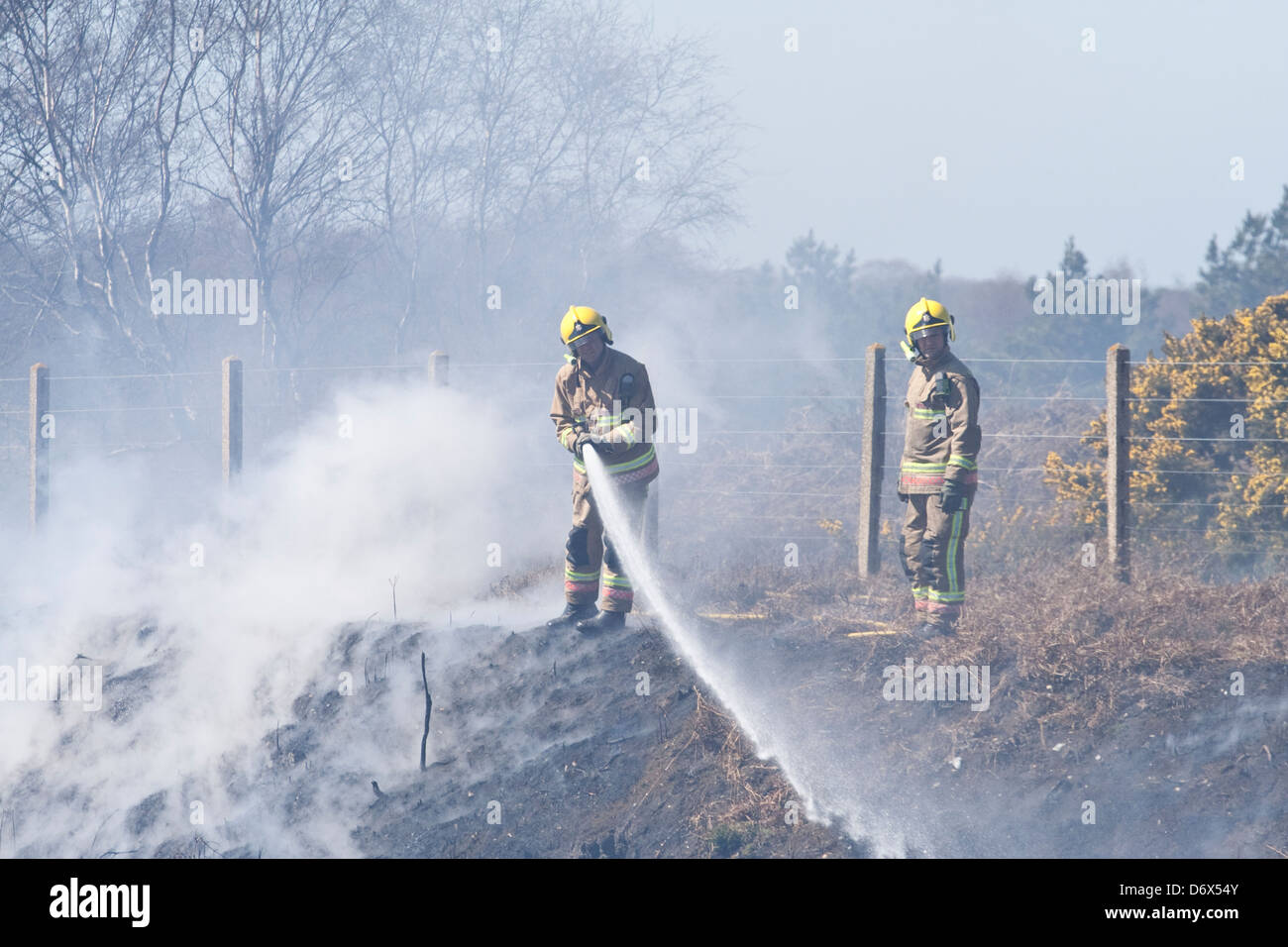 Fire Brigade North Norfolk Railway Stock Photo - Alamy