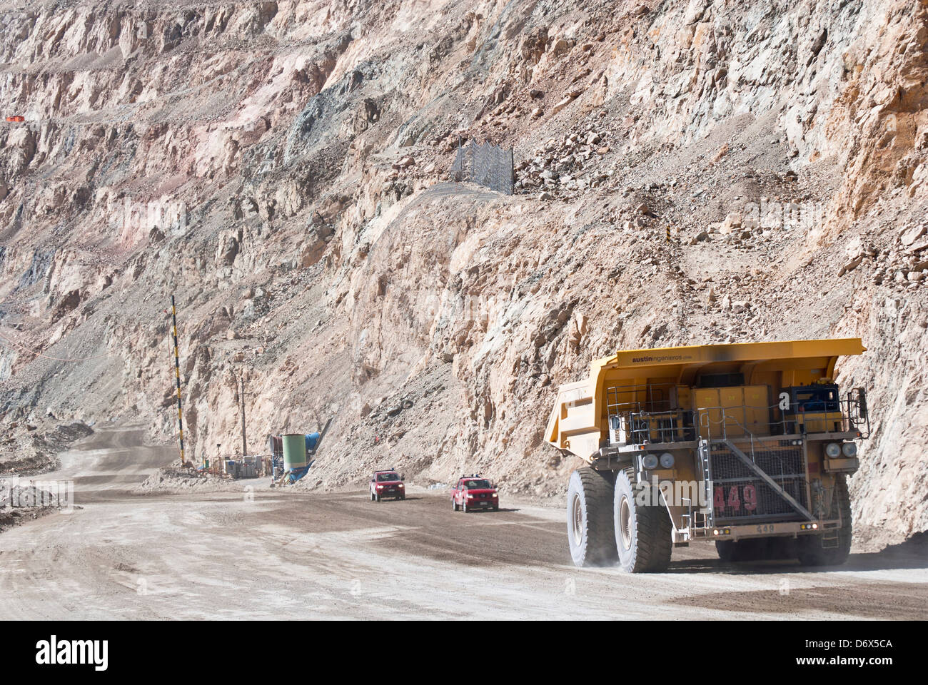 Chile, Calama, Atacama Desert, Chuquicamata Mine Stock Photo - Alamy