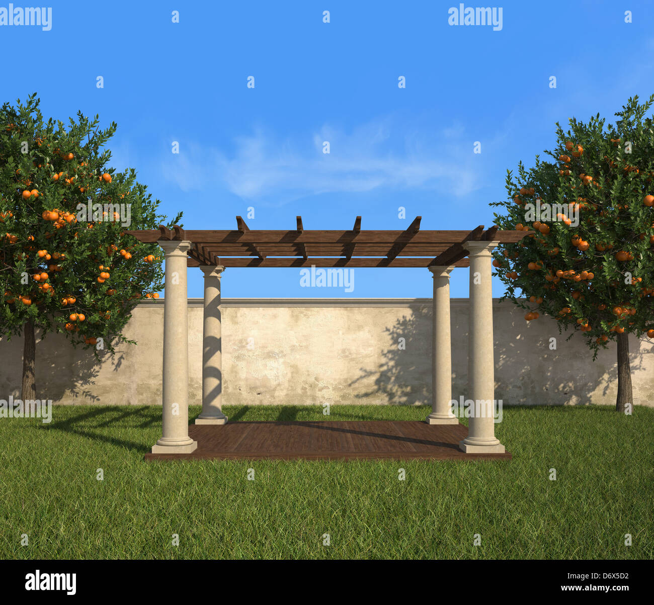 Garden rendering hi-res stock photography and images - Alamy