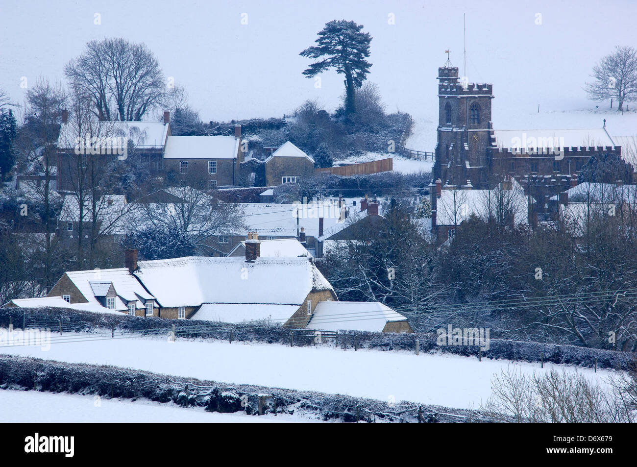 Broadwindsor dorset winter snow hi-res stock photography and images - Alamy