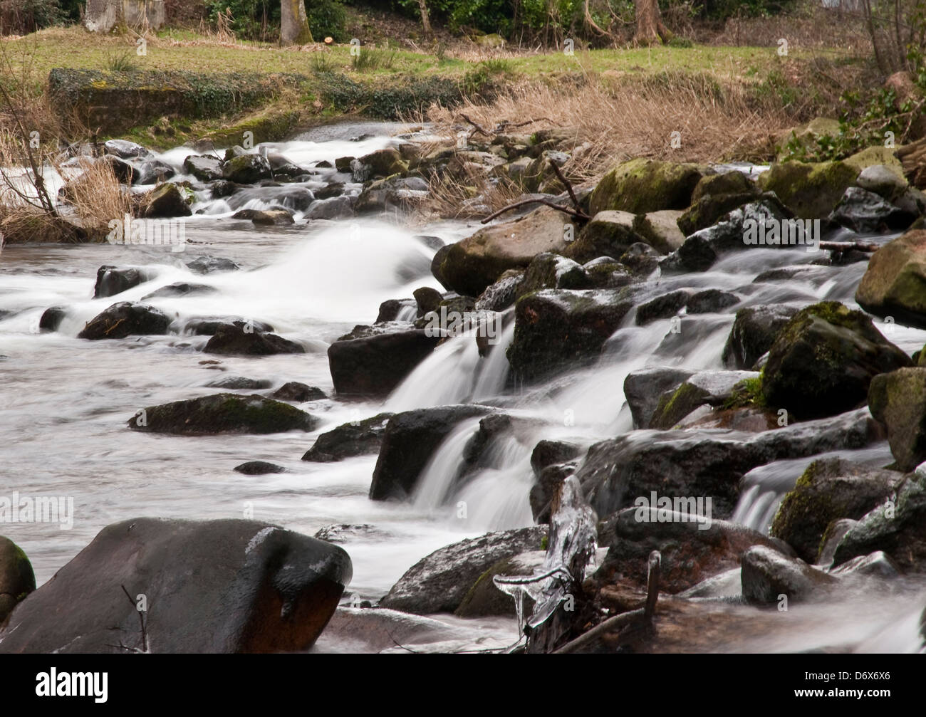 Naturally formed Ice figure in the foreground Stock Photo - Alamy