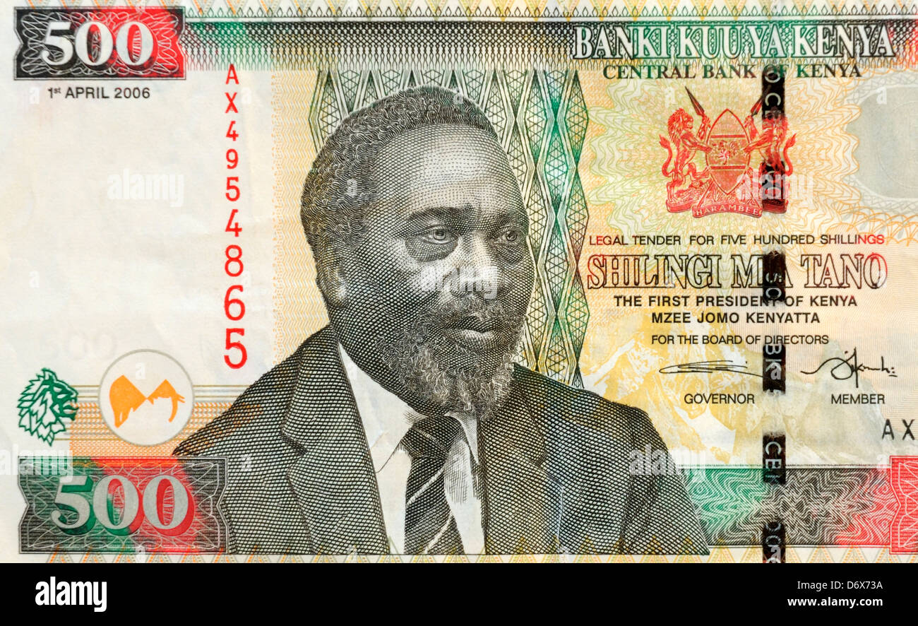 Kenyan shilling notes hi-res stock photography and images - Alamy