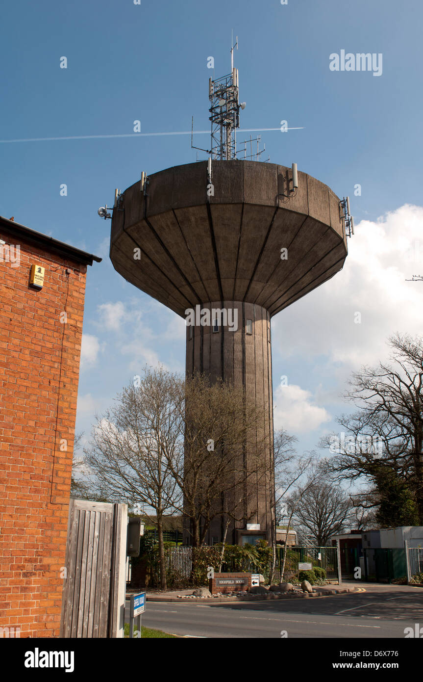 The water tower, Headless Cross, Redditch, England, UK Stock Photo - Alamy