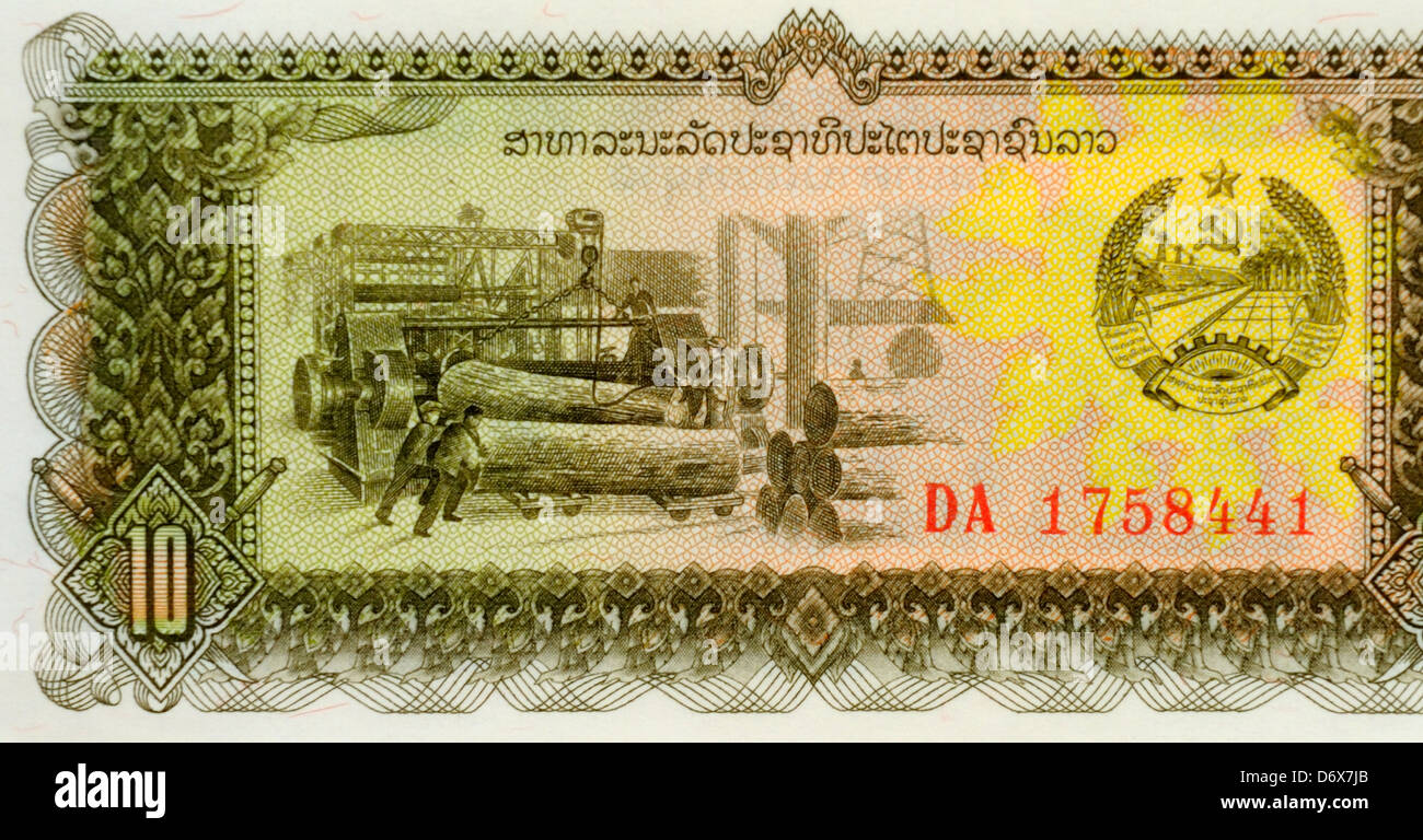 Kip banknotes hi-res stock photography and images - Alamy