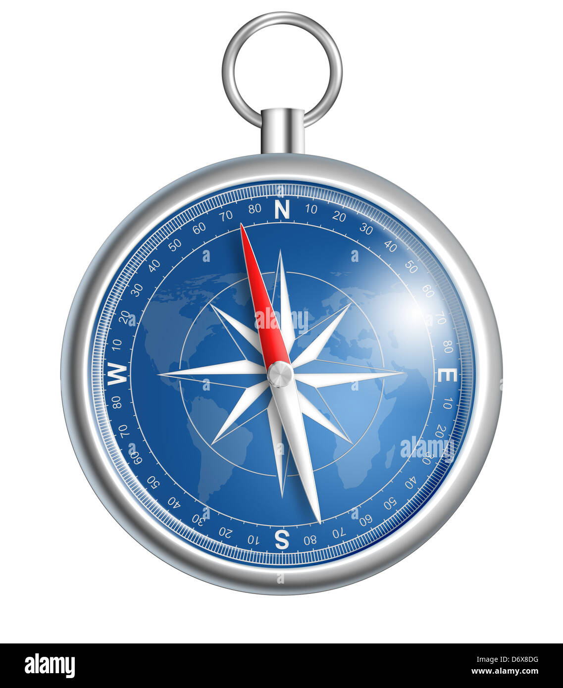 Compass illustration hi-res stock photography and images - Alamy