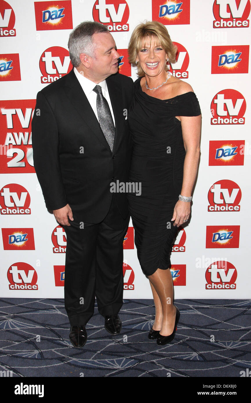 Eamonn Holmes and Ruth Langsford TVChoice Awards 2011 held at the Savoy ...