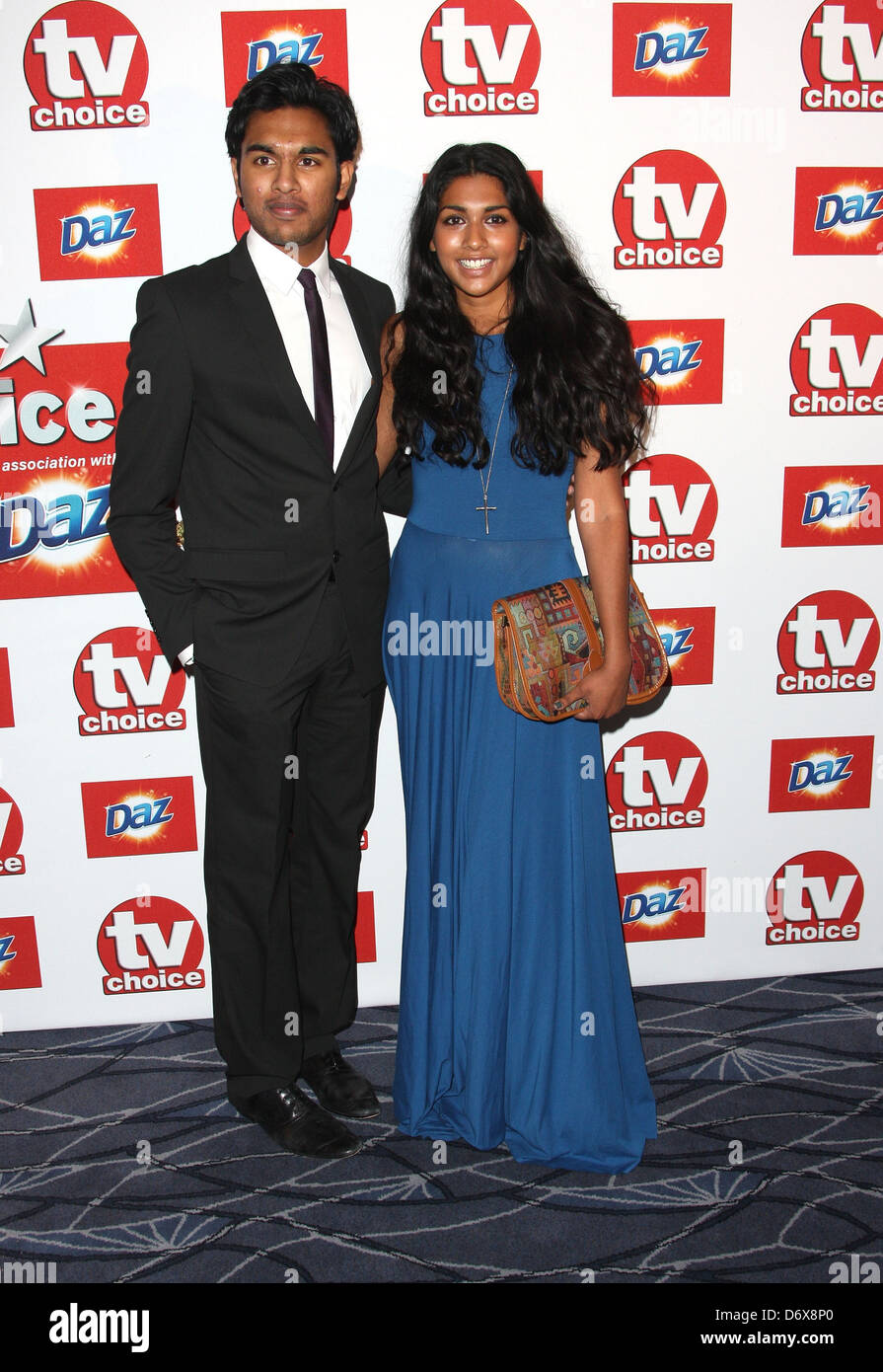 Himesh Patel and Meryl Fernandes TVChoice Awards 2011 held at the Savoy ...