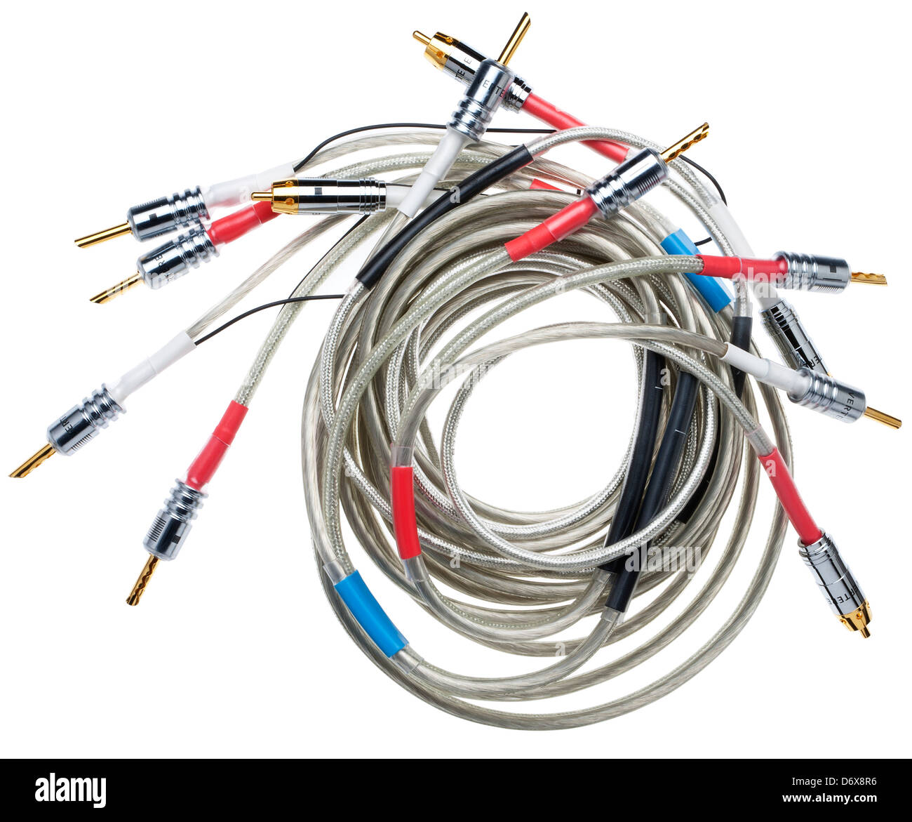 HiFi connecting cables by Vertere Stock Photo - Alamy