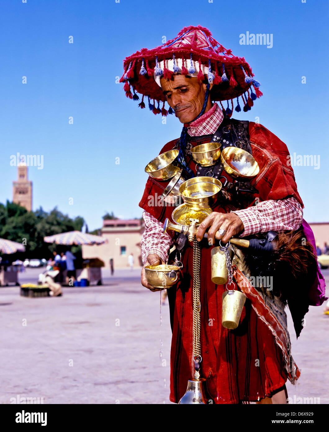 Morocco water seller hi-res stock photography and images - Alamy