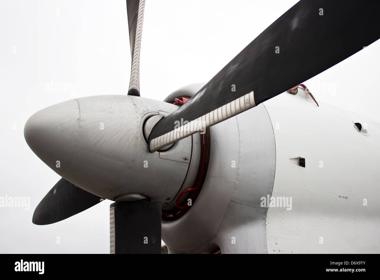 new image with airplane propeller detail of civil vehicle Stock Photo ...