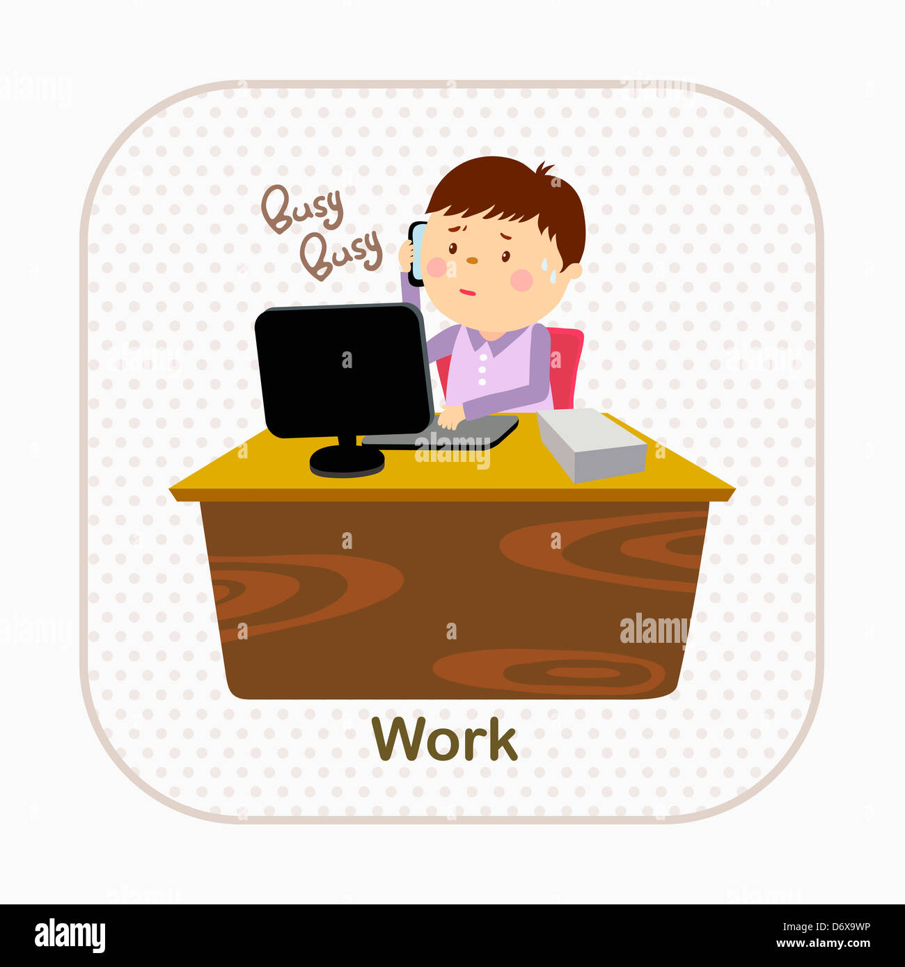 illustration image of work Stock Photo - Alamy