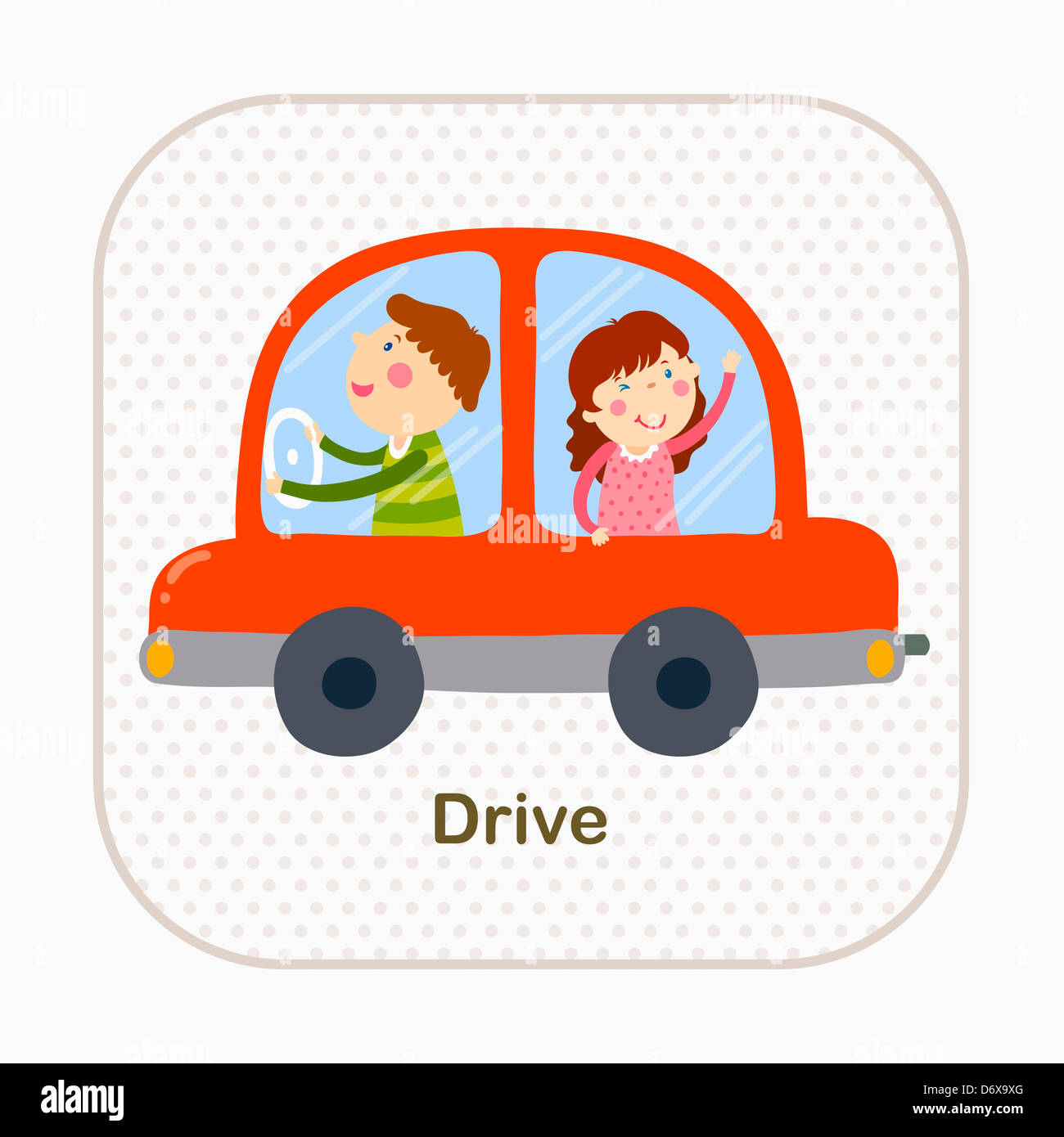 illustration image of drive Stock Photo - Alamy