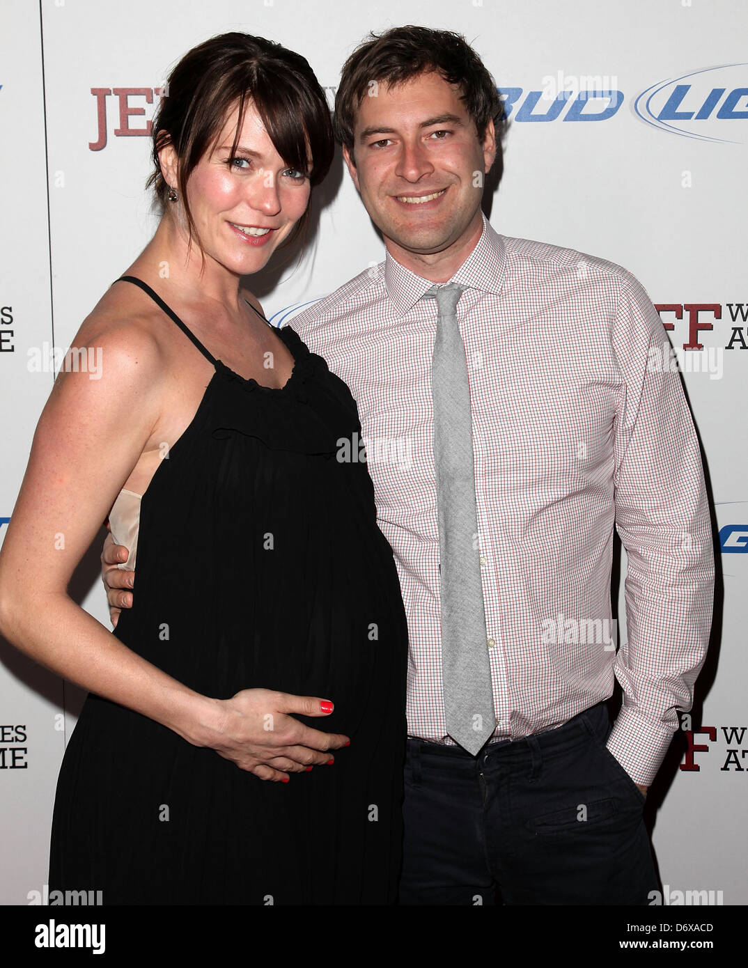Katie Aselton and Mark Duplass attending the Premiere of 'Jeff Who ...