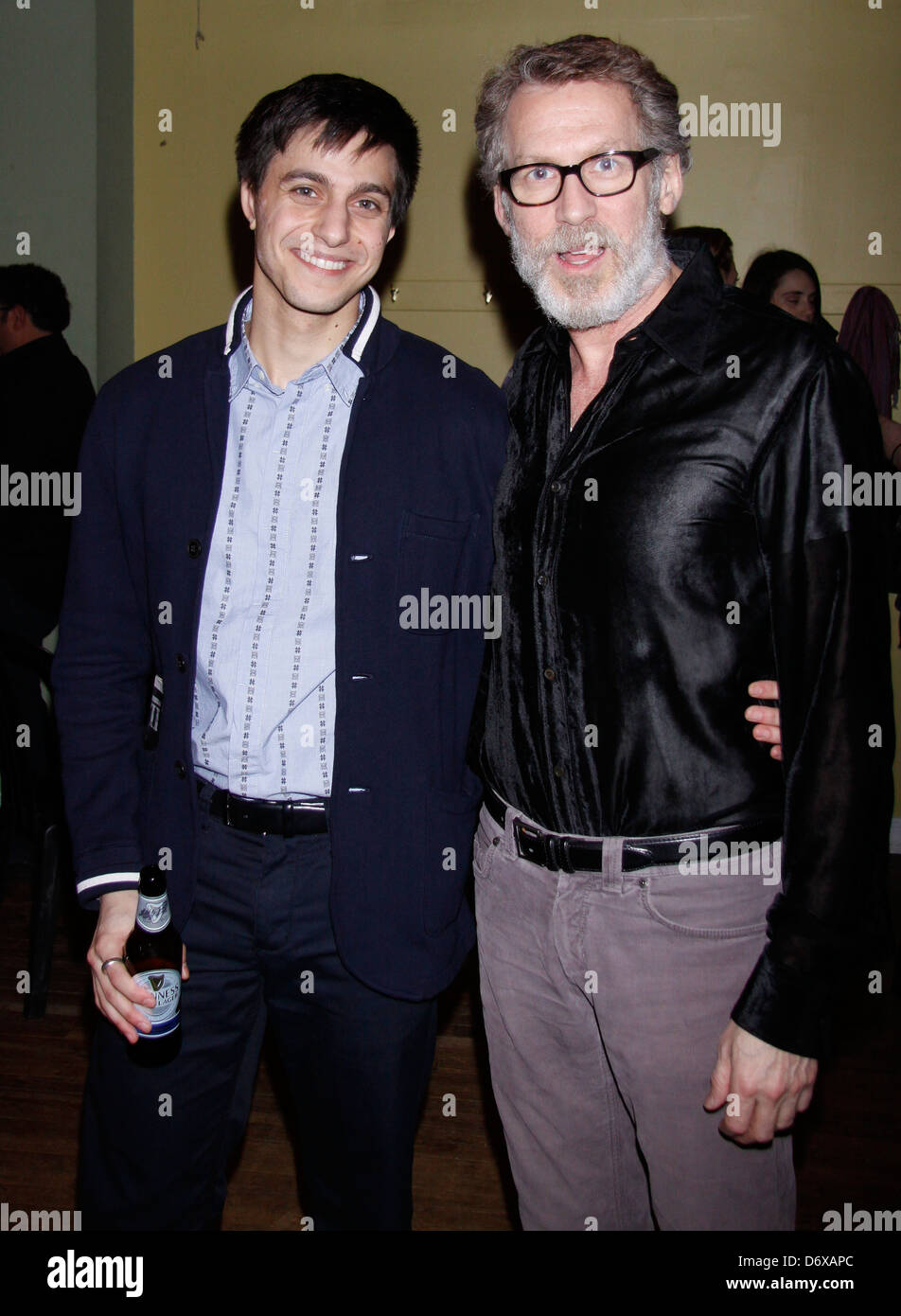 Gideon Glick and Stephen Spinella Opening night after party for 'An ...