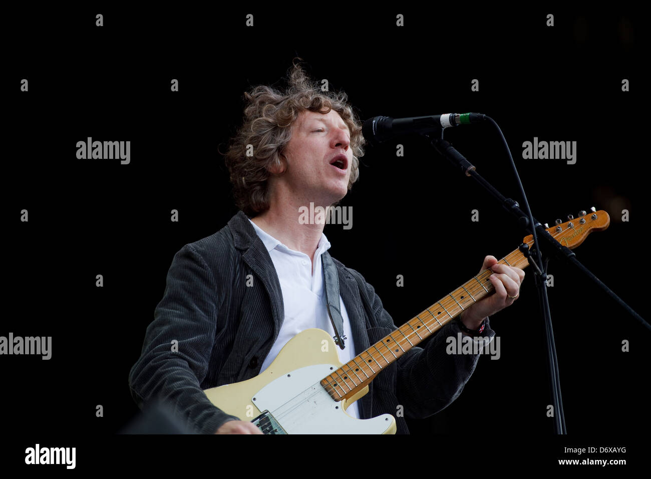 John Power of Liverpool group Cast on the Main Stage, T in the Park ...