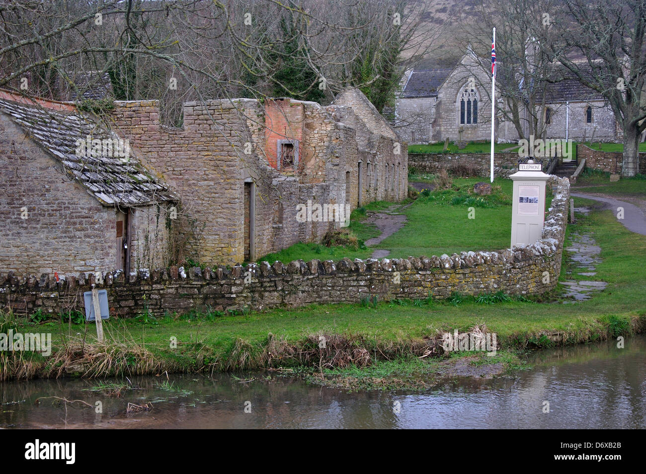 Tyneham church hi-res stock photography and images - Alamy
