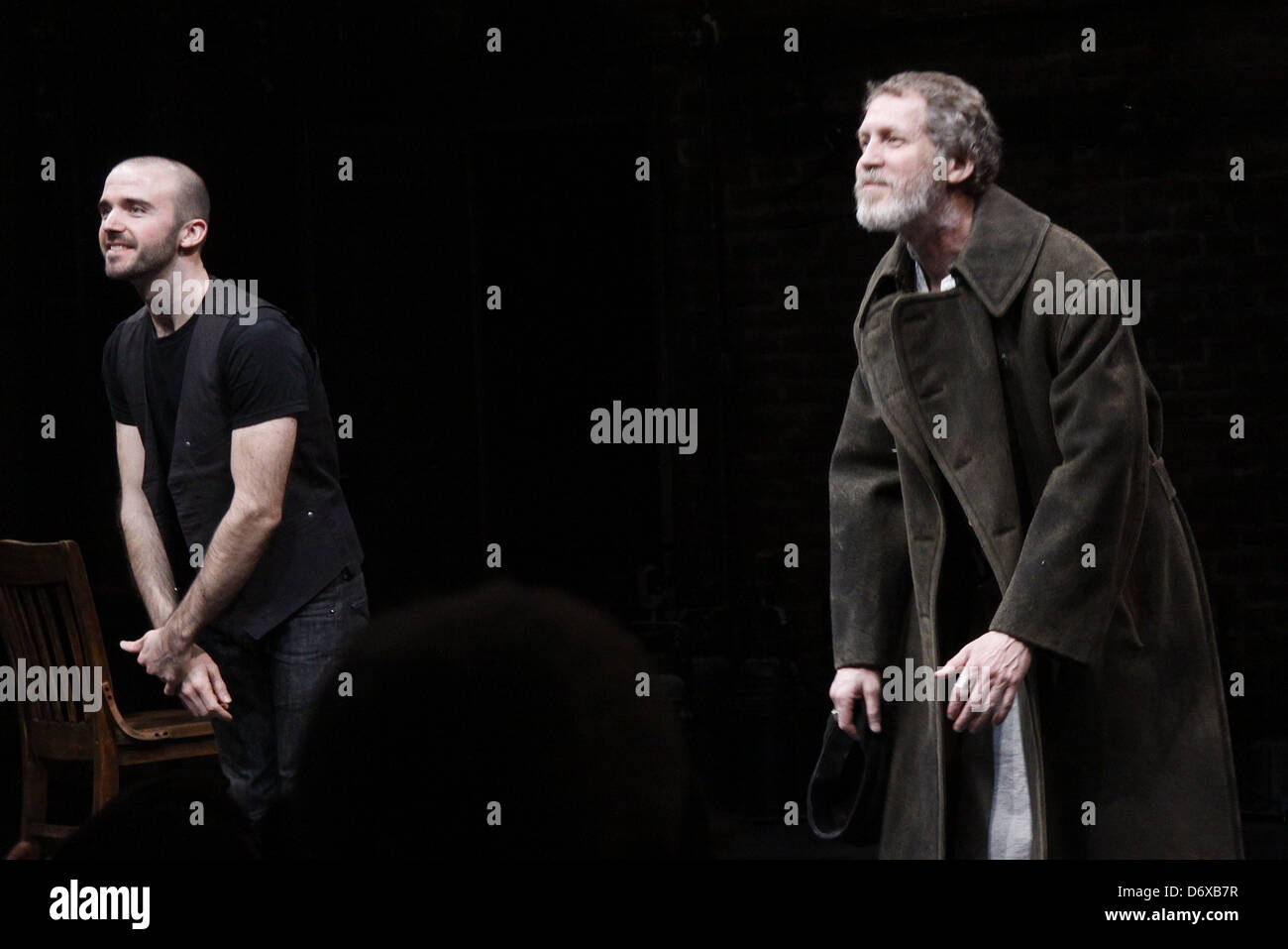 Stephen Spinella Opening night curtain call for 'An Iliad' at the New ...