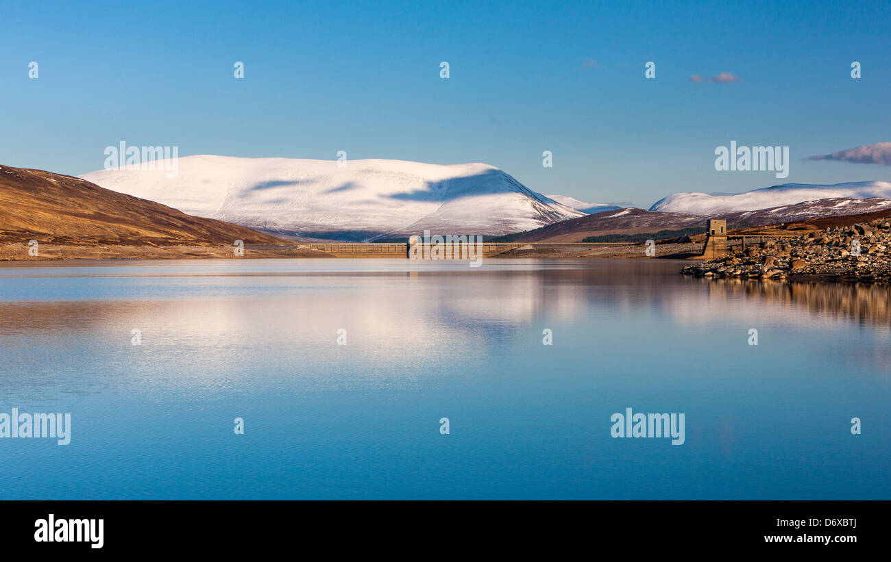 The Loch Glascarnoch, Wester Ross in the North West Highlands of ...