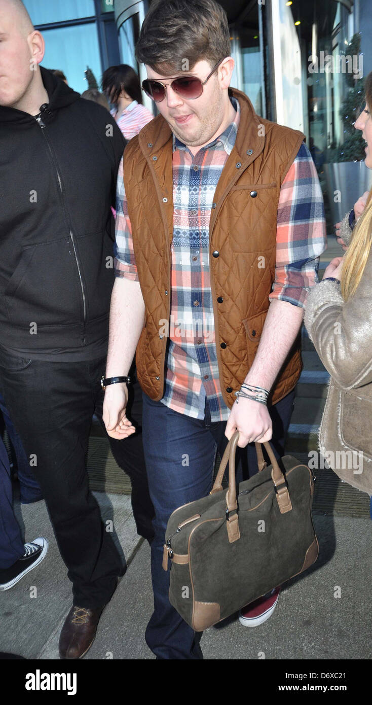 Craig Colton X Factor Contestants leaving their hotel ahead of the 'X ...