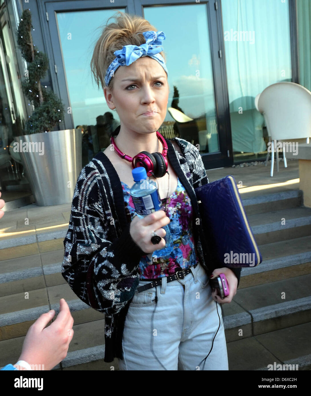 Perrie Edwards, Little Mix Stars of the X Factor Live Tour seen leaving ...