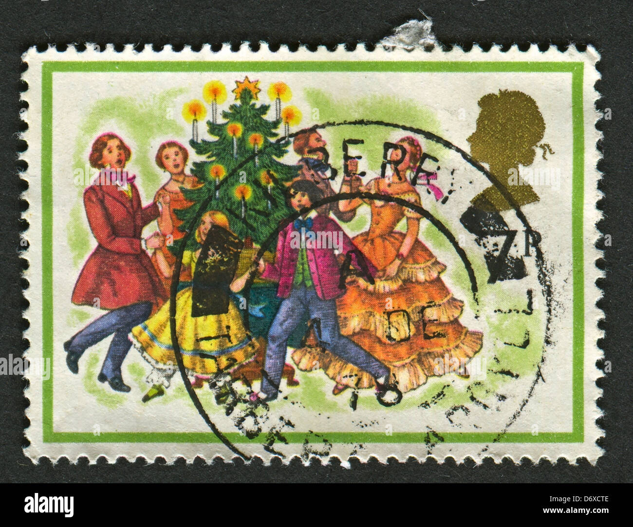 UK - CIRCA 1978: A stamp printed in UK shows image of The Singing ...