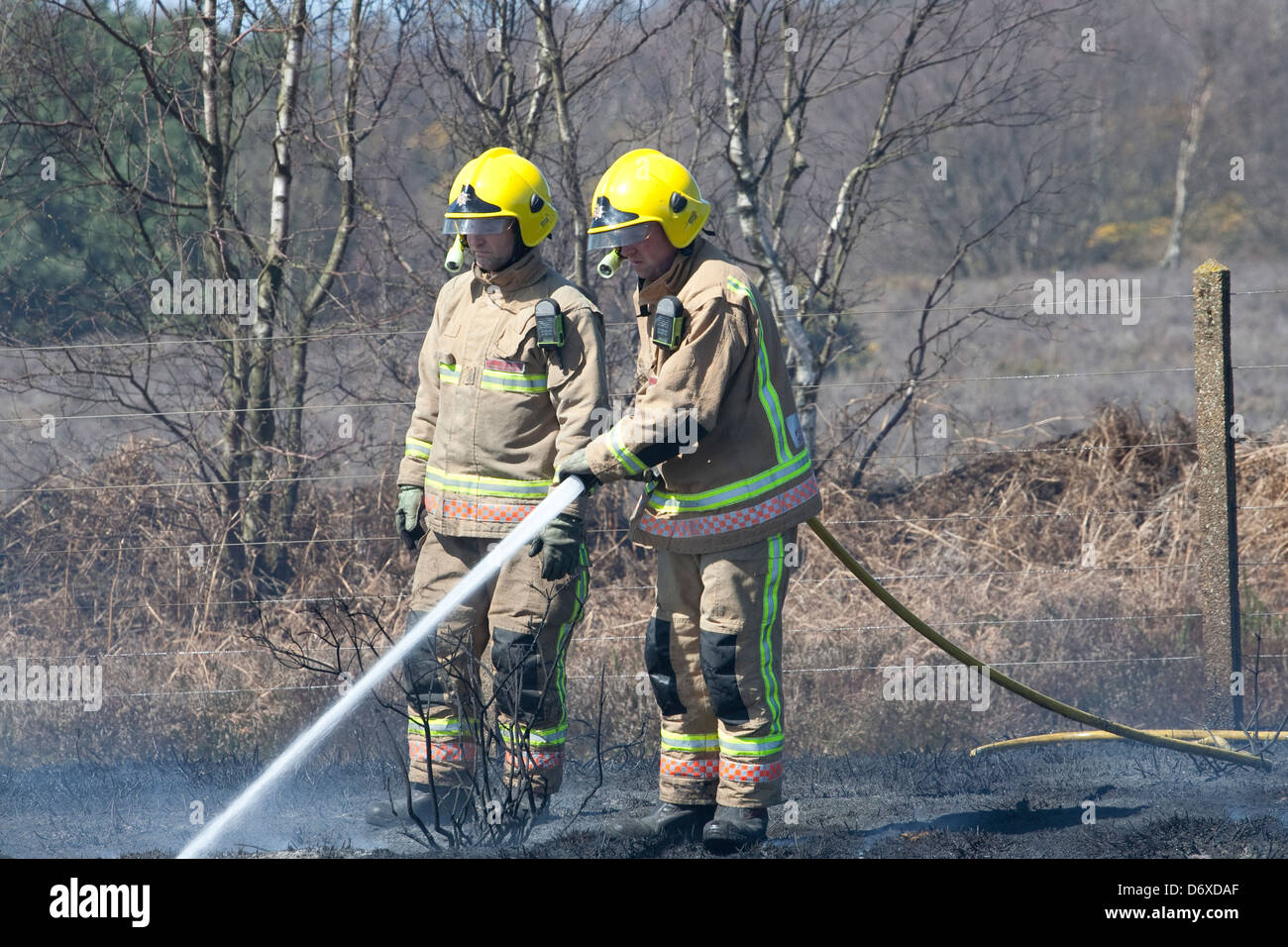 Fire Brigade North Norfolk Railway Stock Photo - Alamy