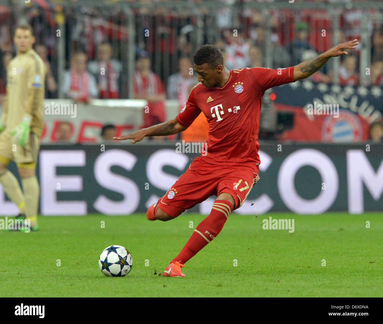 Munich's Jerome Boateng in action during the UEFA Champions League semi ...