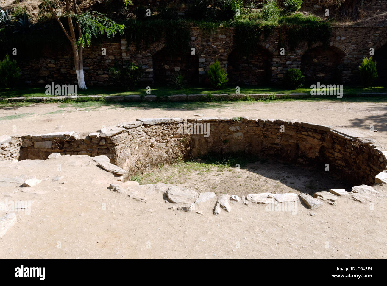 Turkey. Ephesus. View of a Baptism pond in the vicinity of the small ...