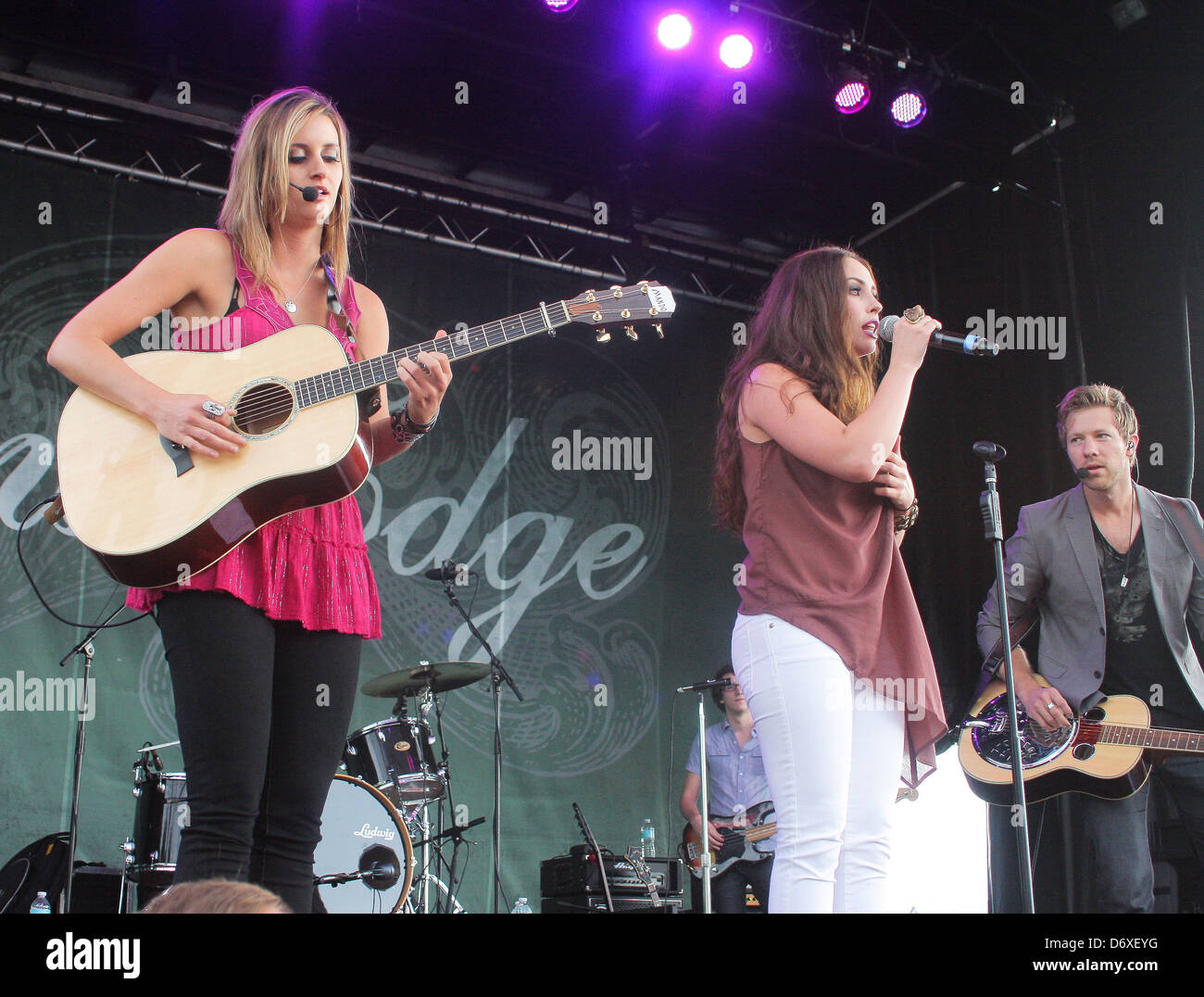 Edens Edge performs during the H2O Tour 2 at the Cruzan Amphitheatre ...