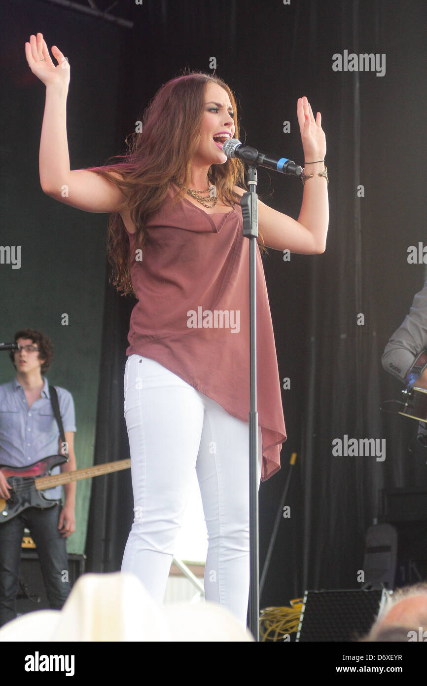 Edens Edge performs during the H2O Tour 2 at the Cruzan Amphitheatre ...