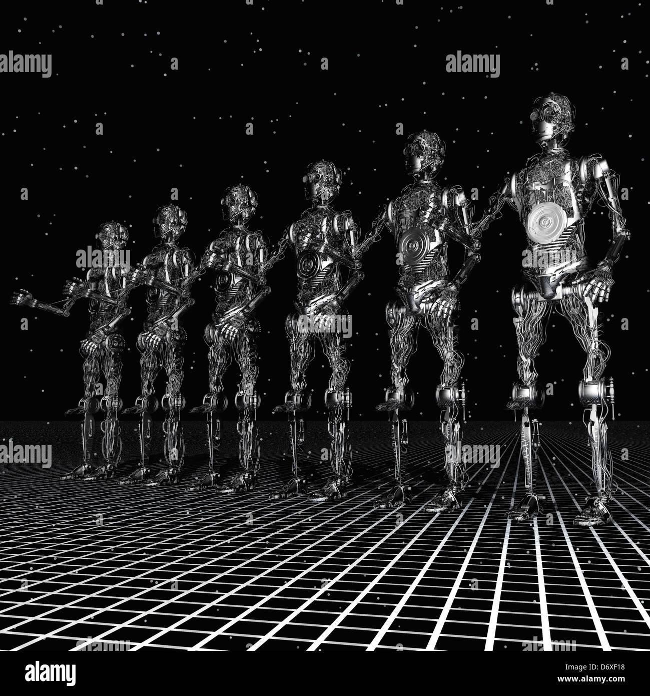 Visualization of Robots Stock Photo - Alamy