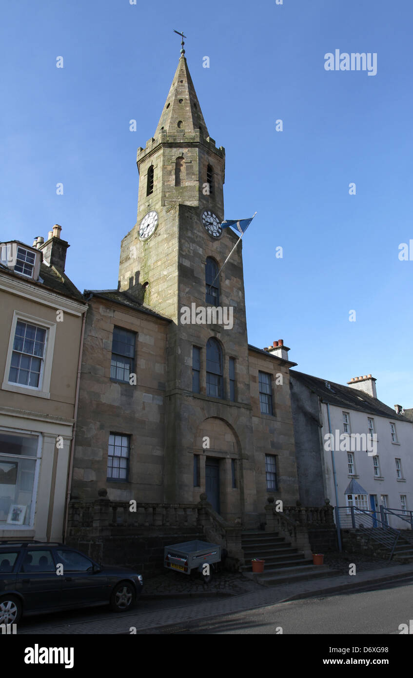 Newburgh street scene Fife Scotland April 2013 Stock Photo - Alamy