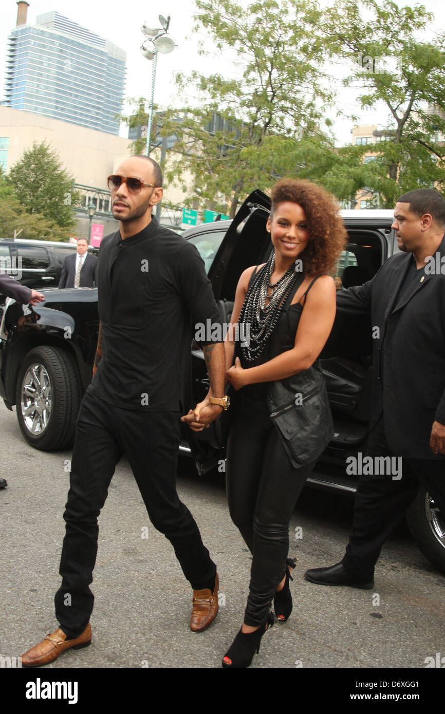 Swizz Beats, Alicia Keys Mercedes-Benz New York Fashion Week Spring ...