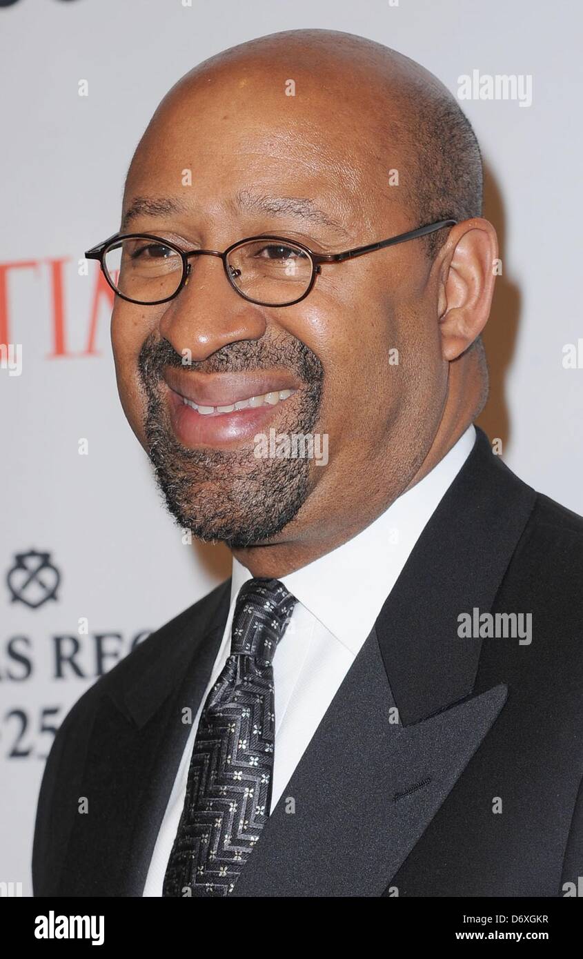 New York, USA. April 23, 2013. Michael Nutter at TIME 100 Gala ...
