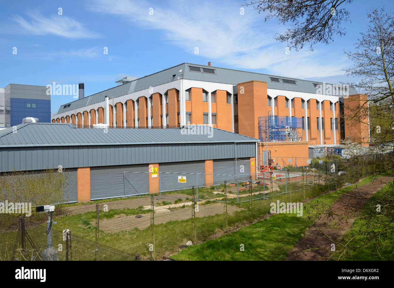 Part of the Glaxo Research and Development facility in Ware ...