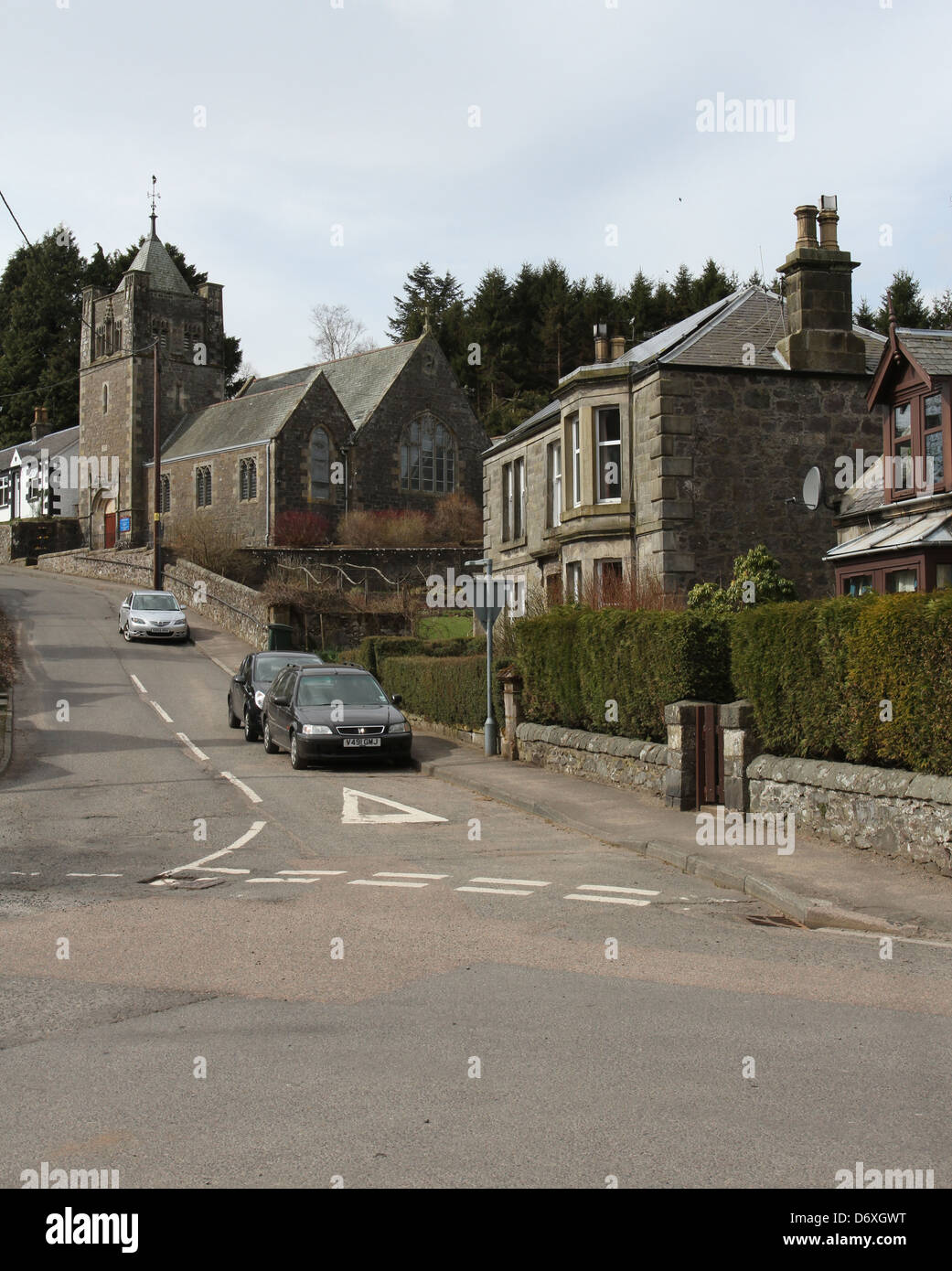 Glenfarg street scene village hi-res stock photography and images - Alamy