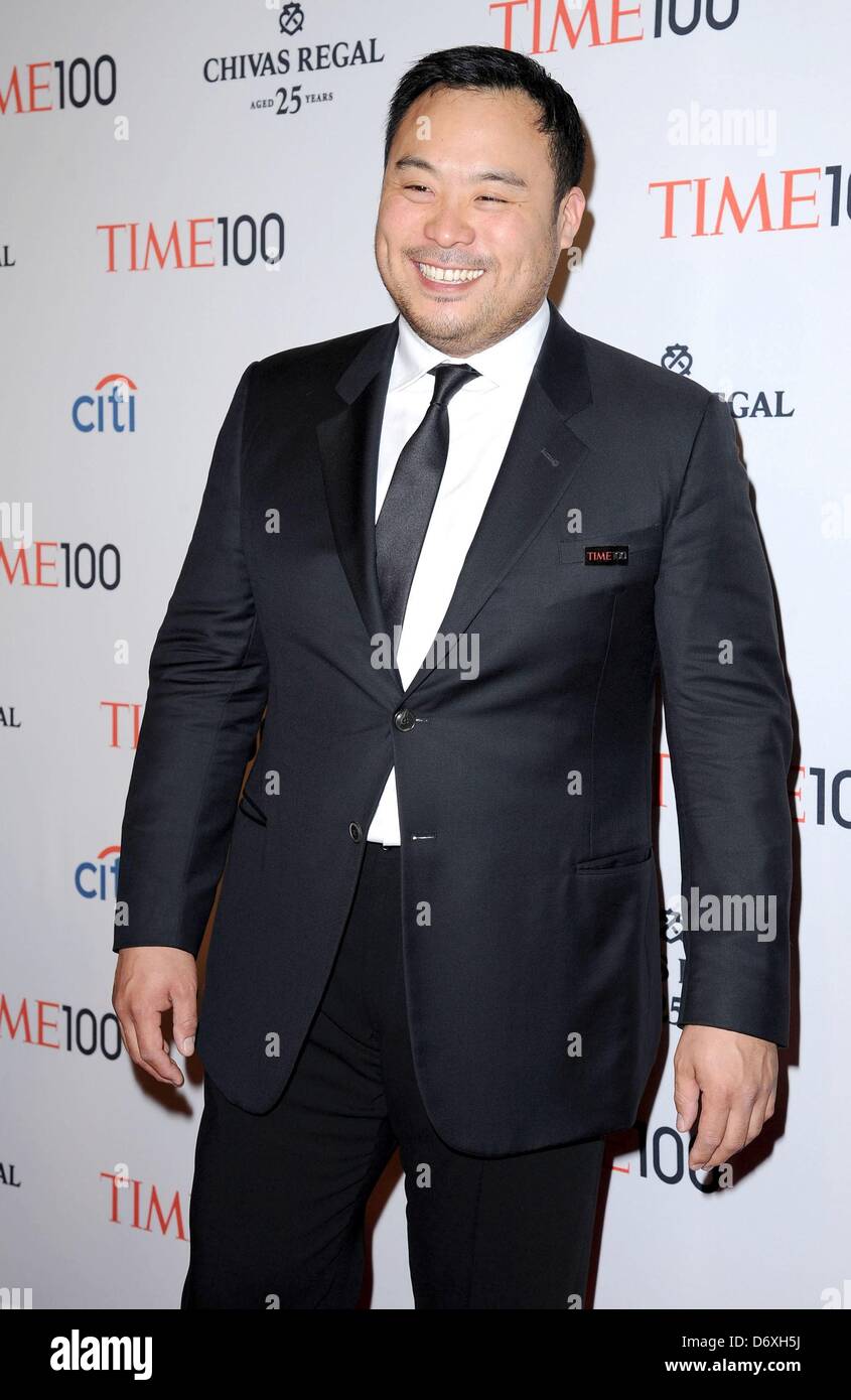 New York, USA. April 23, 2013. David Chang at TIME 100 Gala, Frederick ...