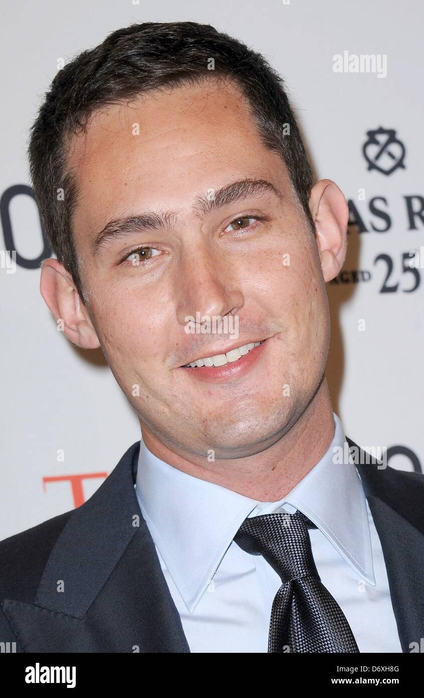 New York, USA. April 23, 2013. Kevin Systrom at TIME 100 Gala ...