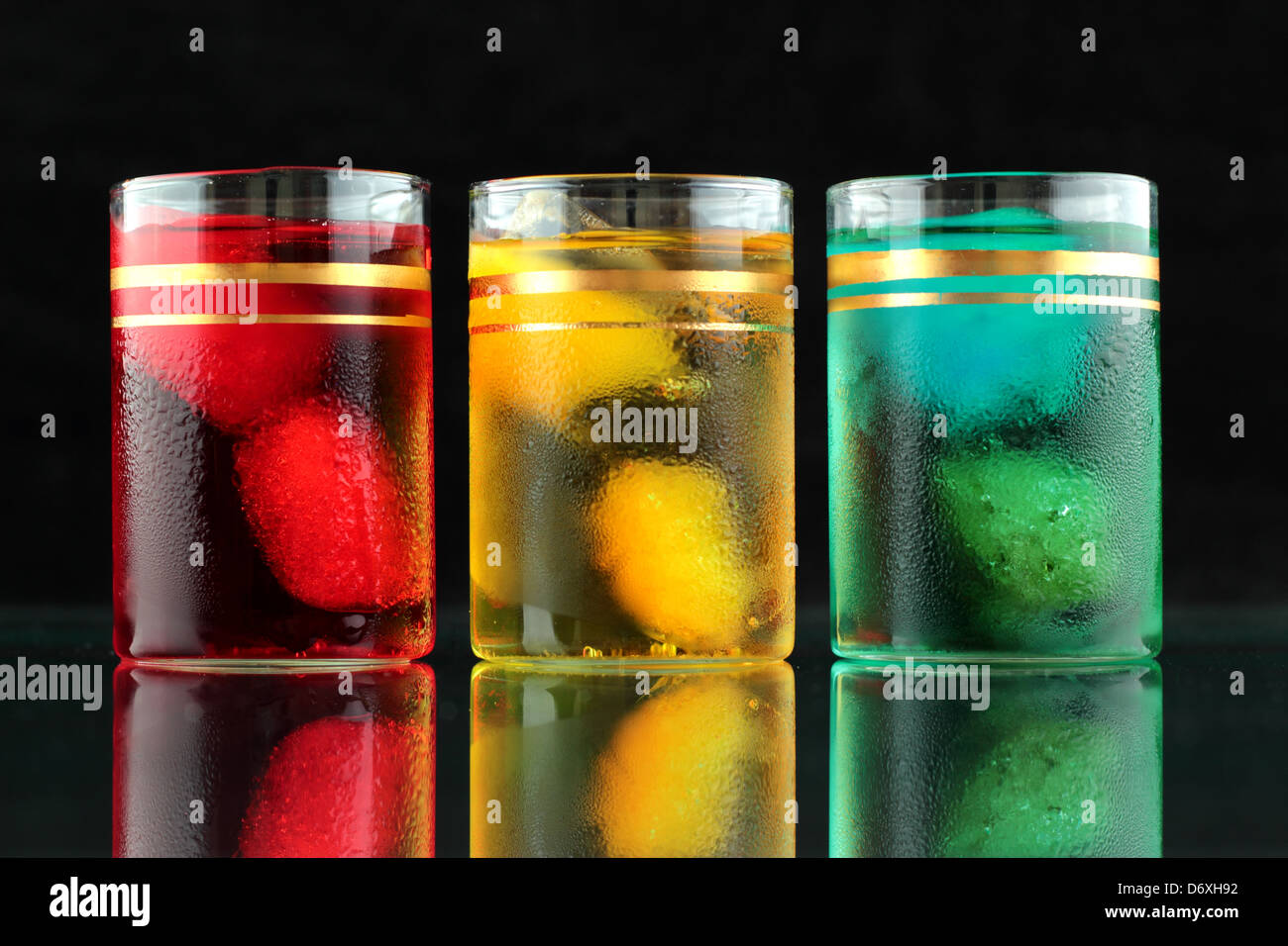 red, yellow and green shots Stock Photo - Alamy