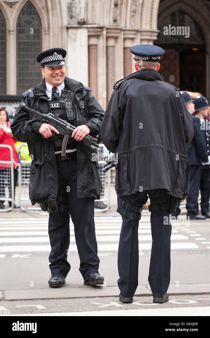 London Aldwych Strand Baroness Margaret Maggie Thatcher funeral cortege ...