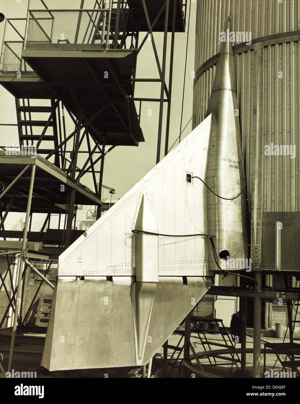 This image shows the development and testing of the Little Joe rocket ...