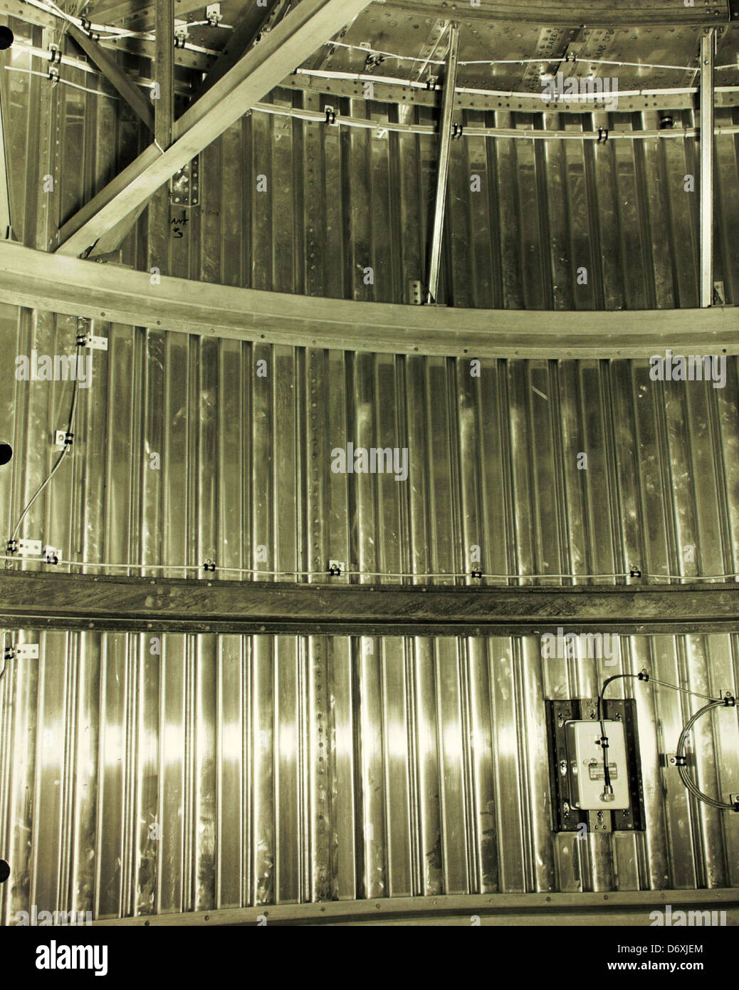 A photograph of the Little Joe rocket tests conducted by Convair ...