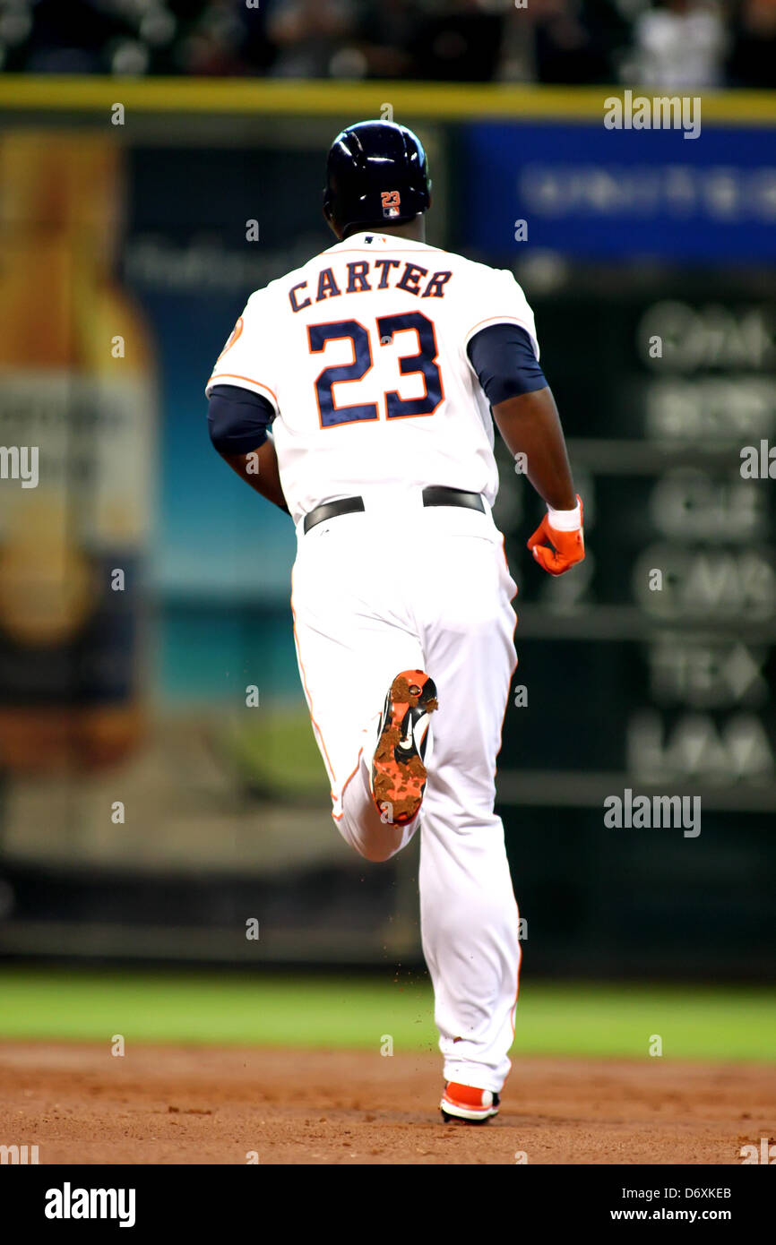 Houston, Texas, USA. April 24, 2013. Houston Astros infielder Chris ...