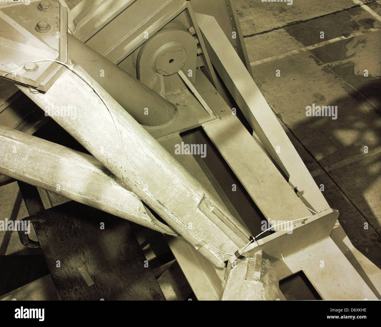 This image shows the vehicle assembly process at Convair/General ...