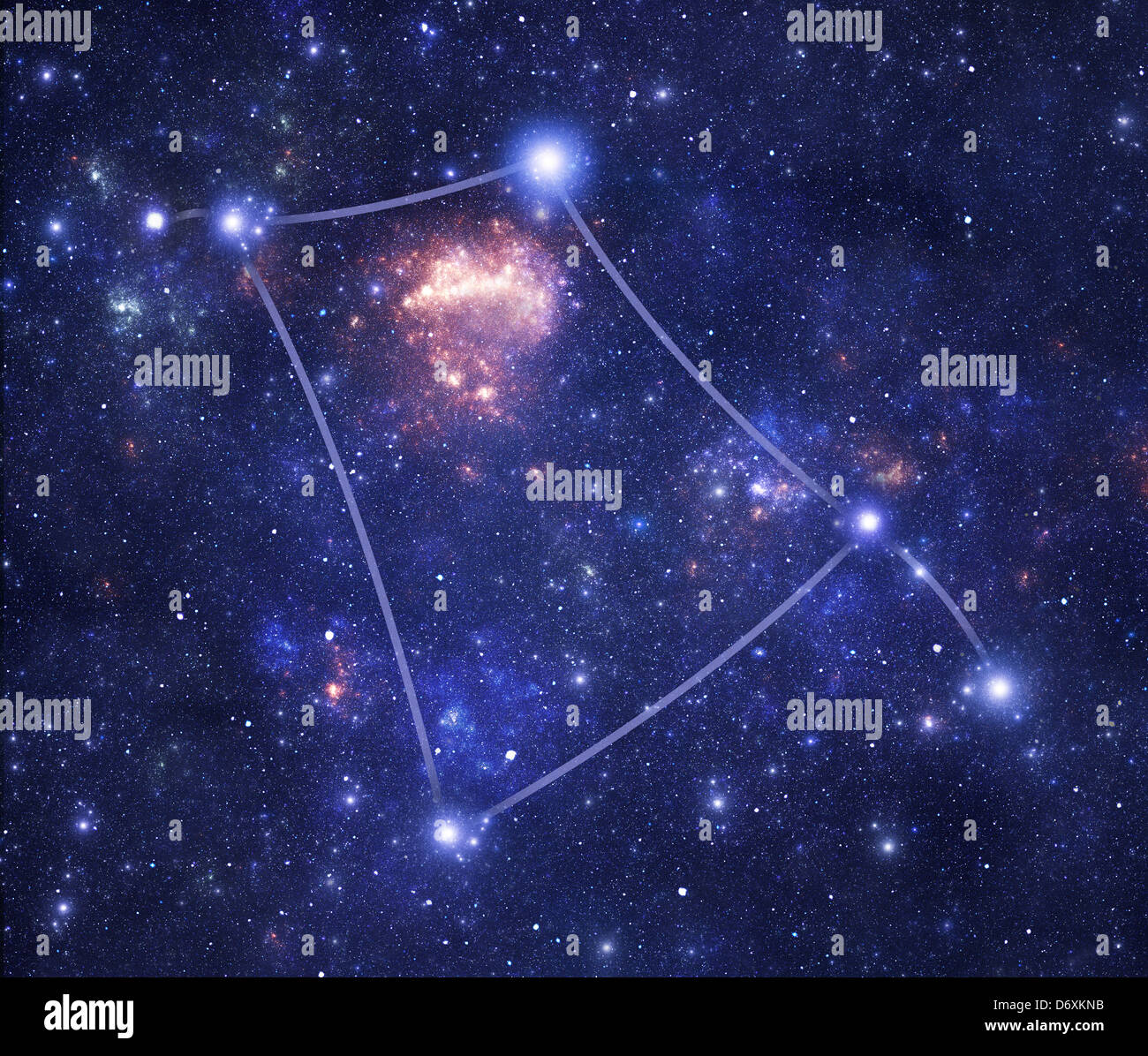 Constellation raven hi-res stock photography and images - Alamy