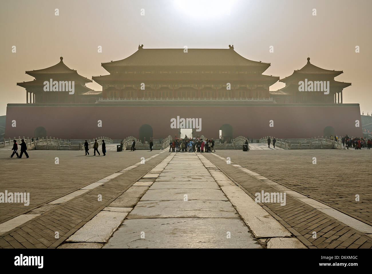 Forbidden City at early morning hour, Beijing, China, Asia Stock Photo ...