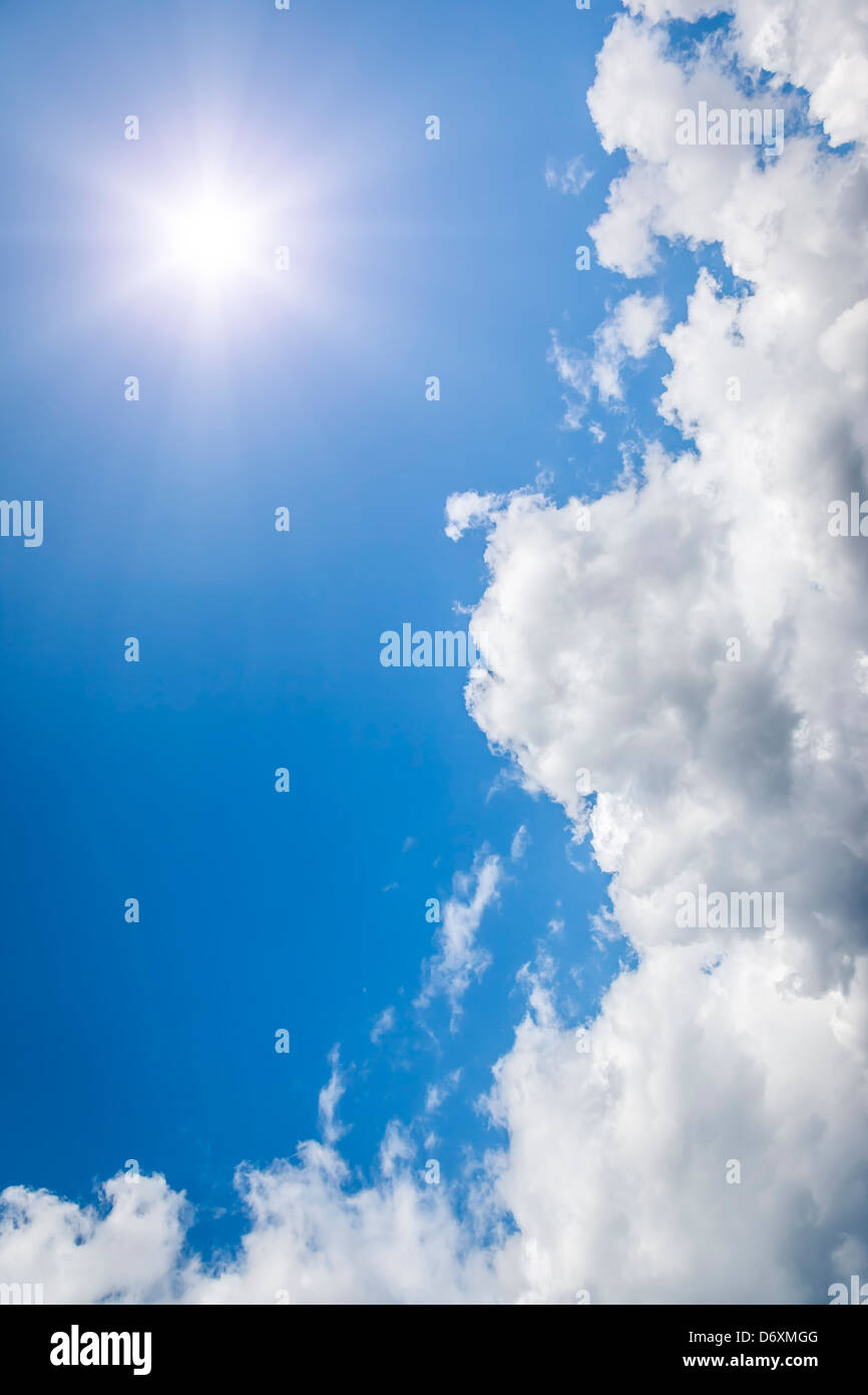 An image of a bright sun background Stock Photo - Alamy