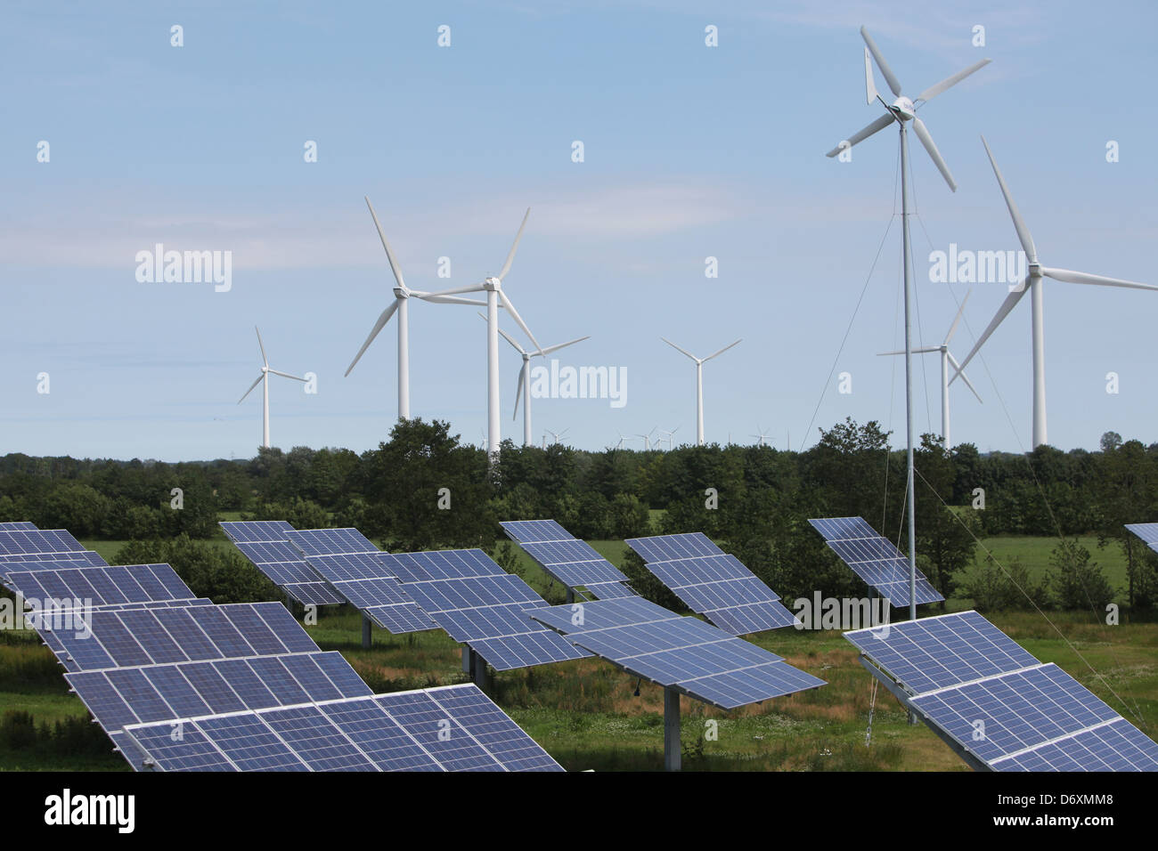 Nordhackstedt, Germany, solar farm consisting of tracking systems Stock ...
