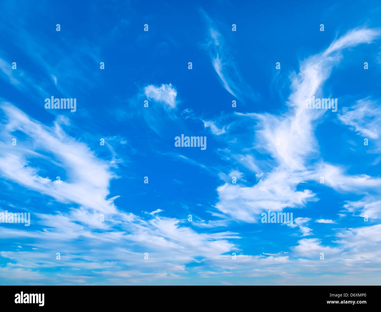 An image of a bright blue sky background Stock Photo - Alamy